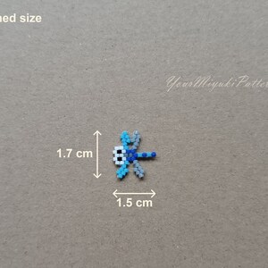 Seed Bead Pattern Butterfly Dragonfly Mosquito Brick Stitch Beading ...