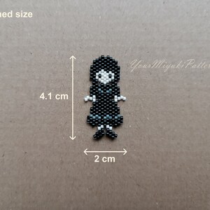Wednesday Pattern Brick Stitch Pattern Beading Tutorial Miyuki Pattern ...