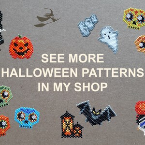 Autumn Beading Patterns, Maple Leaf Bead Pattern, Set of 3 Color ...