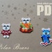 Beaded Bear Brick Stitch Pattern PDF Beading Tutorial Seed Bead ...