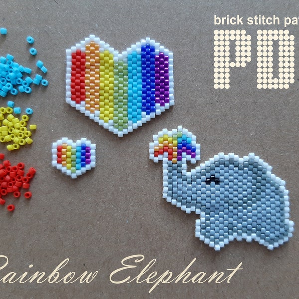 Beaded Elephant Pattern - Etsy