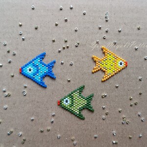 Fish Bead Pattern PDF Brick Stitch Beading Tutorail Seed Bead Pattern ...