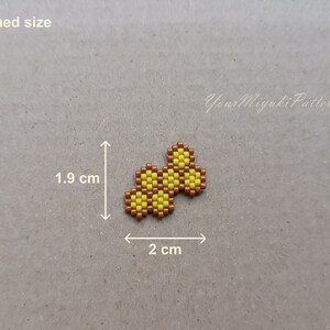 Bee Beading Brick Stitch Pattern PDF, Tutorial Beading, Seed Bead Patterns, Beaded Bee, Beaded ...