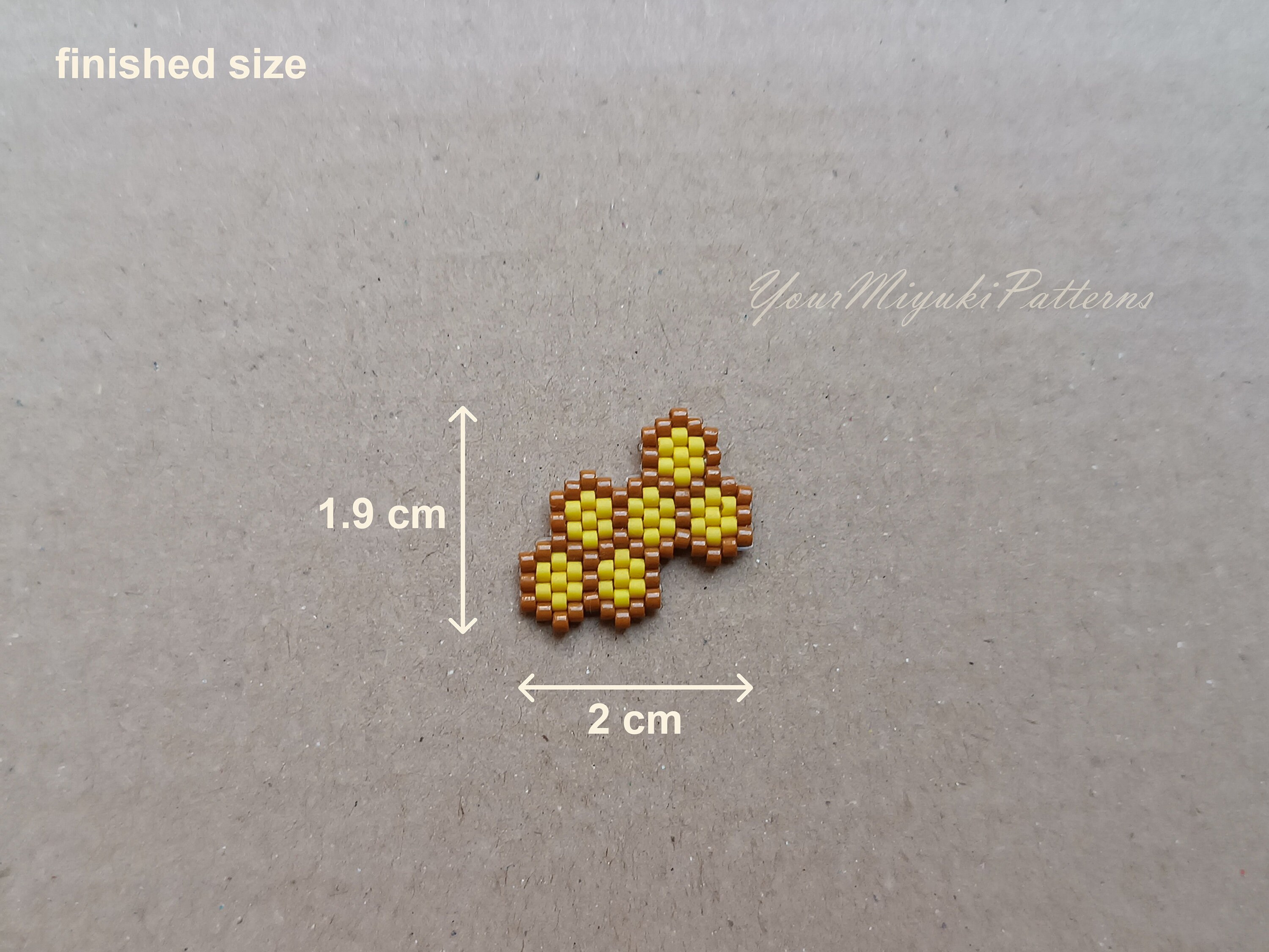 Bee Beading Brick Stitch Pattern PDF Tutorial Beading Seed - Etsy