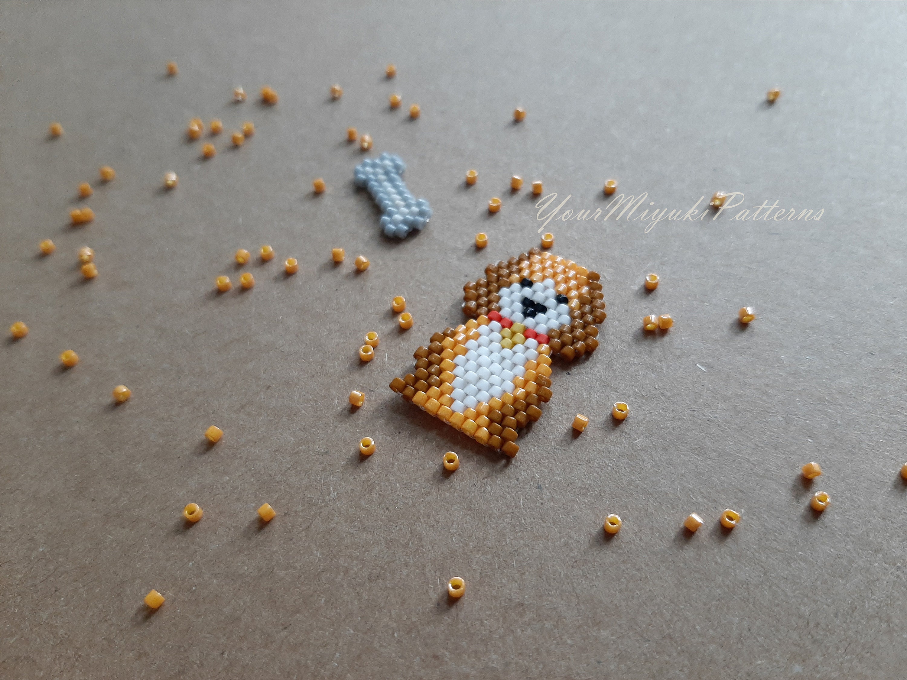 Beading Pattern Animals Beading Brick Stitch Pattern Miyuki - Etsy