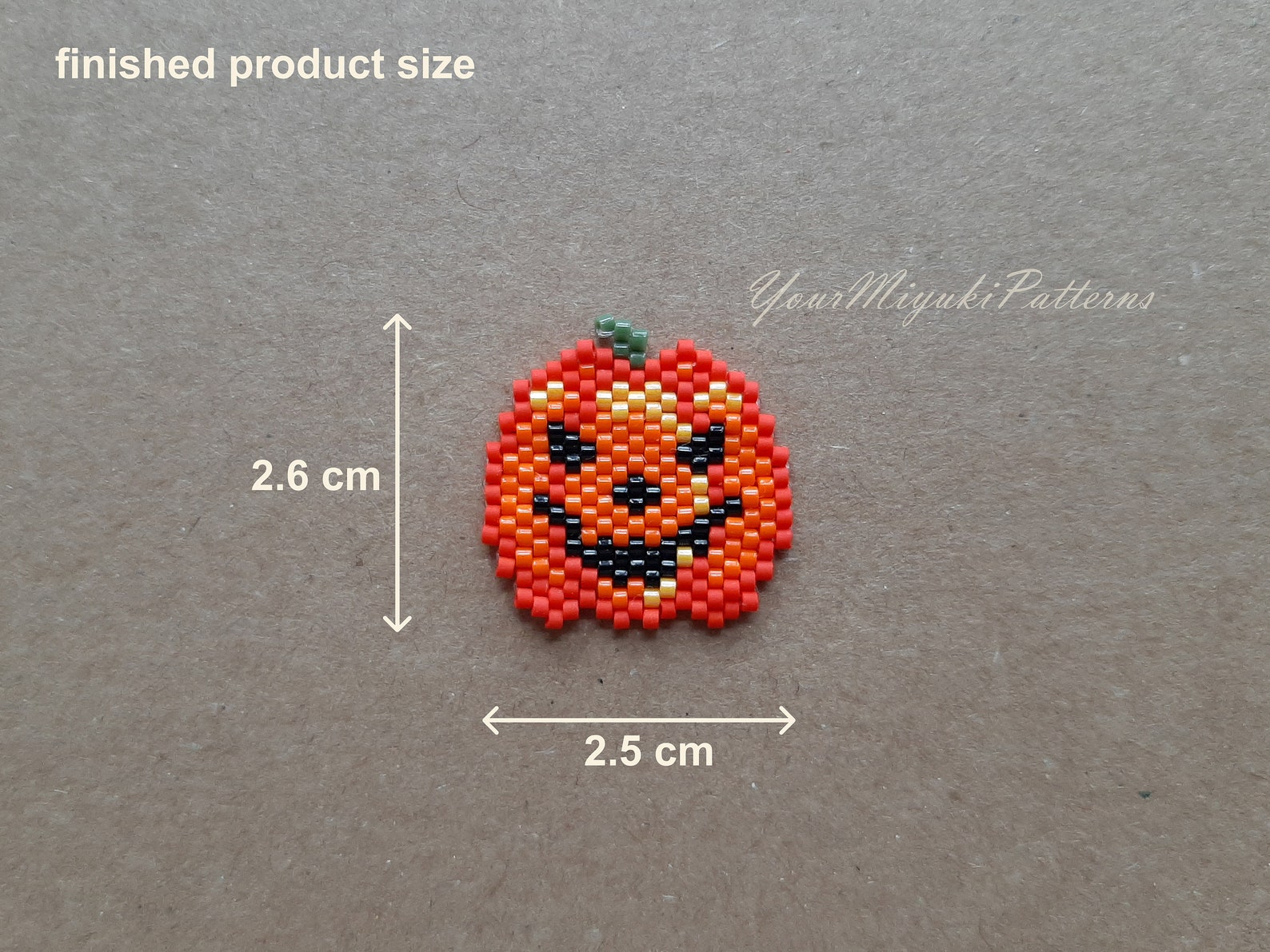 Halloween Beading Patterns Halloween Garland Pumpkin Spooky - Etsy