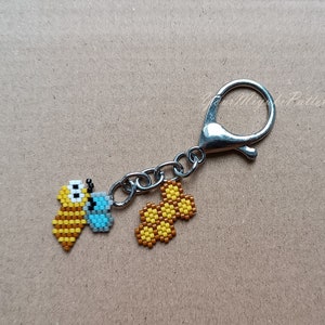 Bee Beading Brick Stitch Pattern PDF, Tutorial Beading, Seed Bead ...