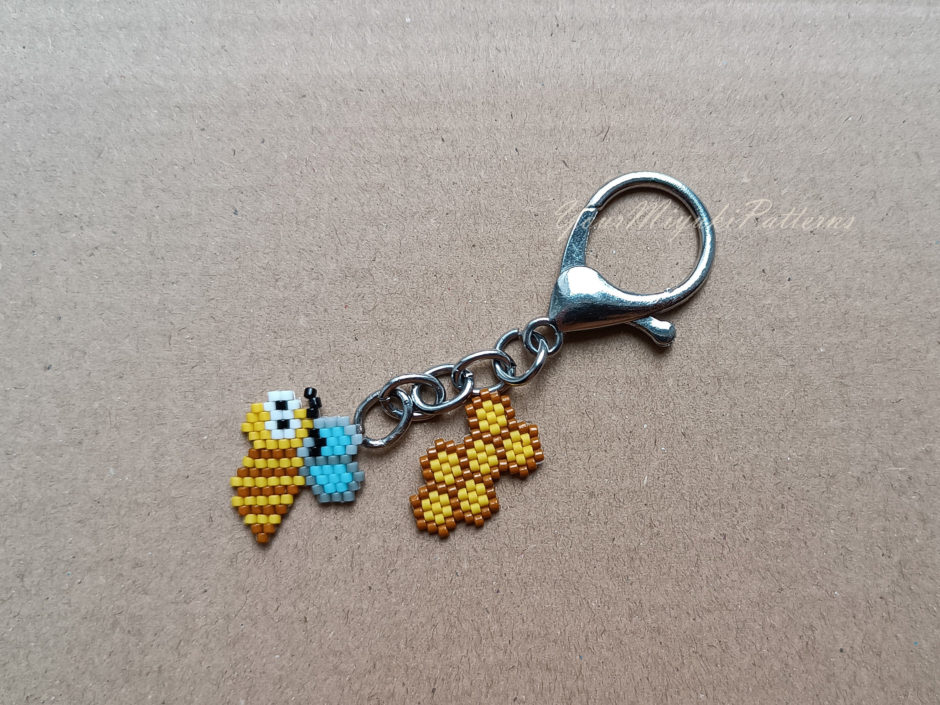 Bee Beading Brick Stitch Pattern PDF Tutorial Beading Seed - Etsy