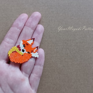Cozy Foxes Animals Bead Pattern PDF Brick Stitch Beading Seed Bead ...