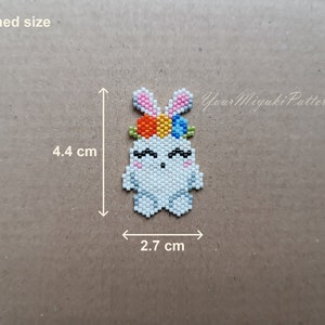 Seed Bead Easter Pattern Beaded Easter Brick Stitch Bead Pattern ...