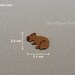 Capybara Brick Stitch Beading Patterns Seed Bead Patterns Miyuki ...