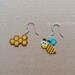 Bee Beading Brick Stitch Pattern PDF, Tutorial Beading, Seed Bead Patterns, Beaded Bee, Beaded ...