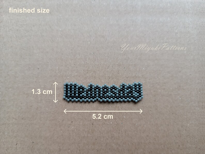Wednesday Pattern Brick Stitch Pattern Beading Tutorial Miyuki Pattern ...