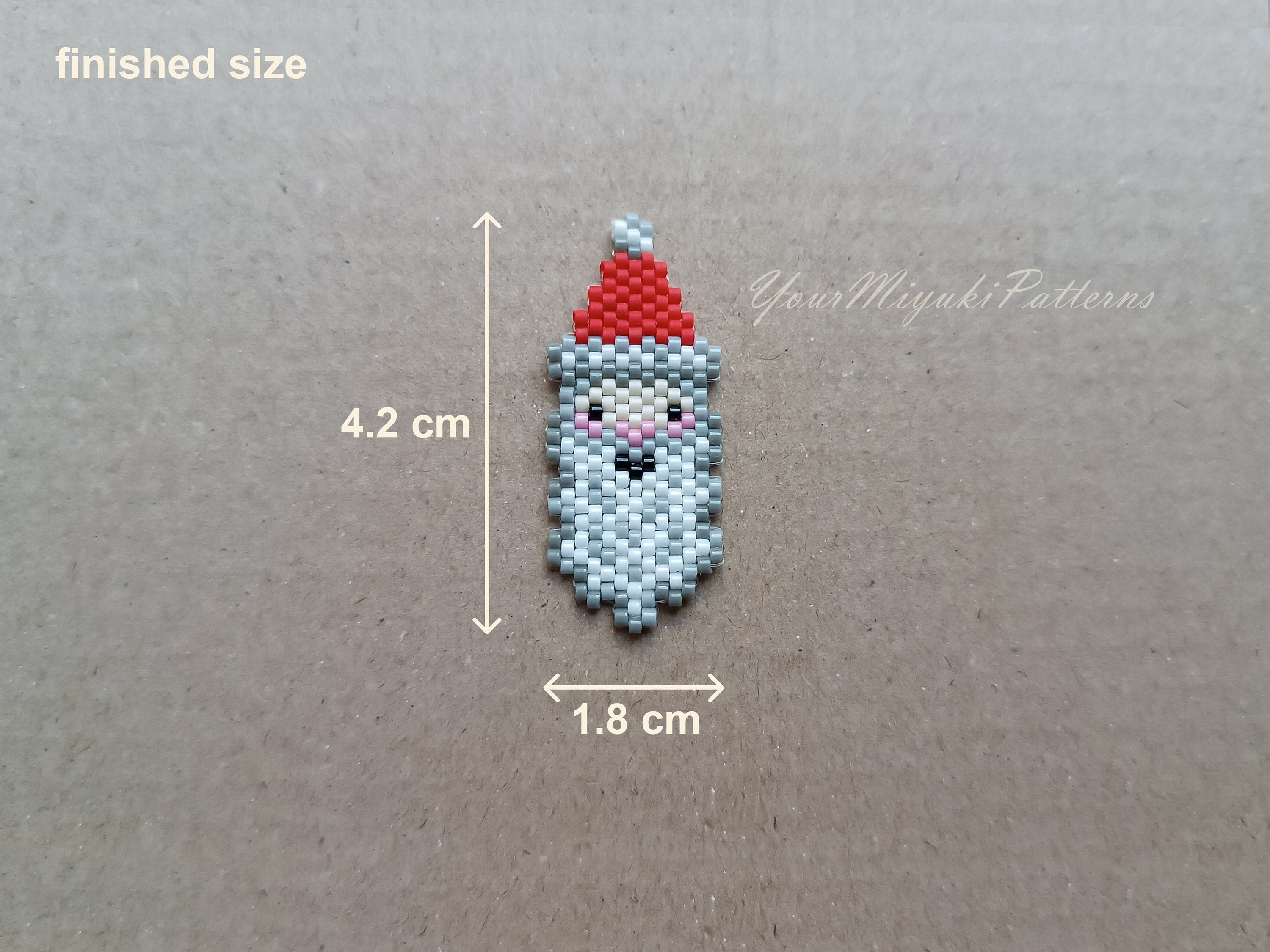 Santa Claus, Brick Stitch Pattern, Beading Patterns, Christmas Bead ...