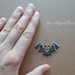 Halloween Bead Pattern Bat Pattern for Beading Brick Stitch - Etsy