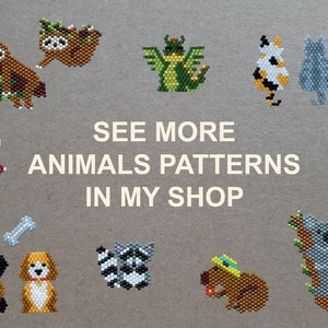 Brick Stitch Beading Patterns Bunny With Carrot PDF Beaded Embroidery ...