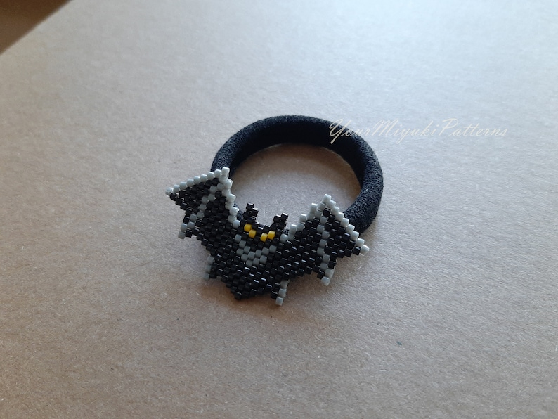 Halloween Bead Pattern Bat Pattern for Beading Brick Stitch - Etsy