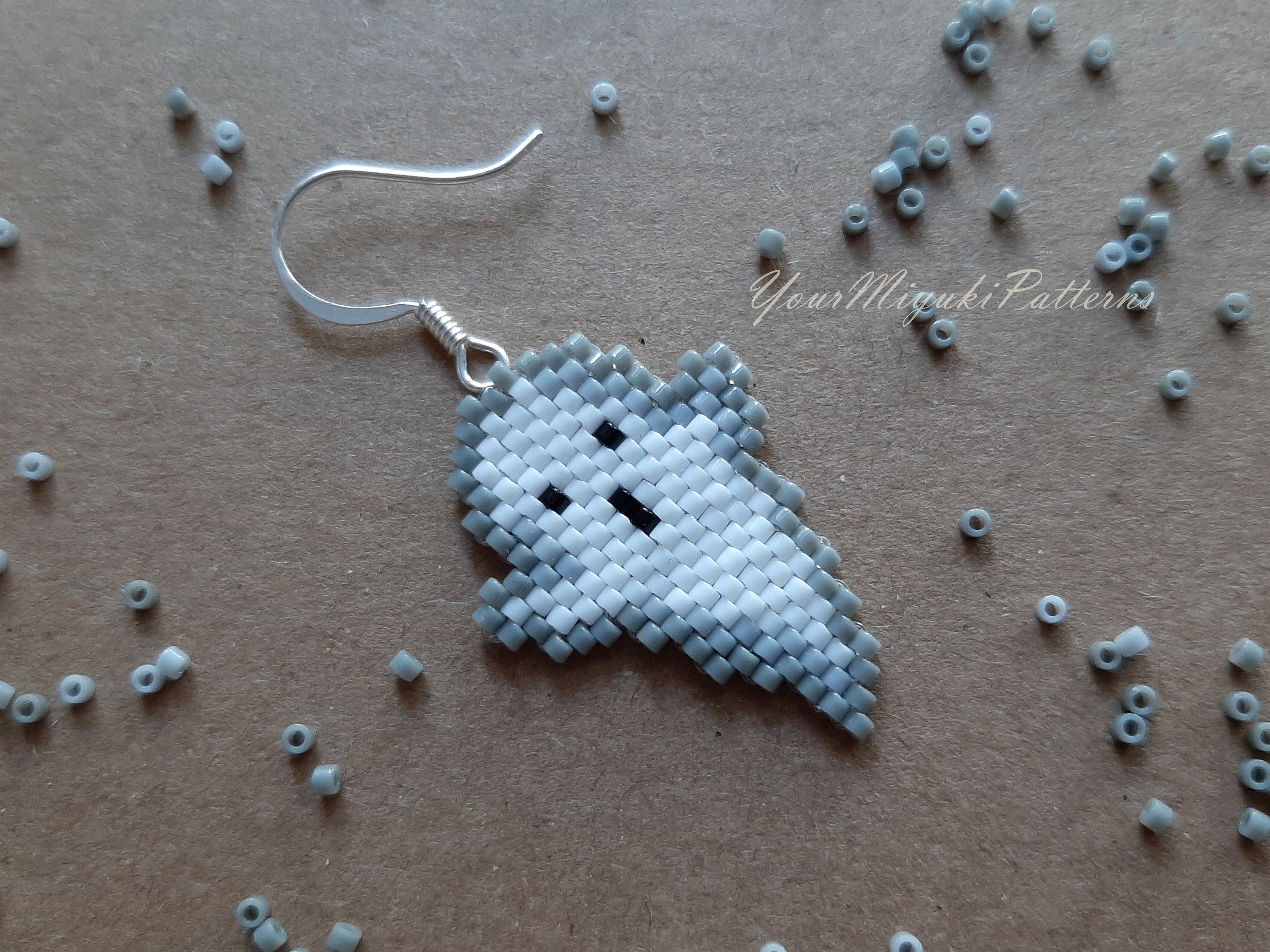 Halloween PDF Pattern Set, Miyuki Delica Bead Patterns, Halloween Beading Patterns, Boo, Ghost ...