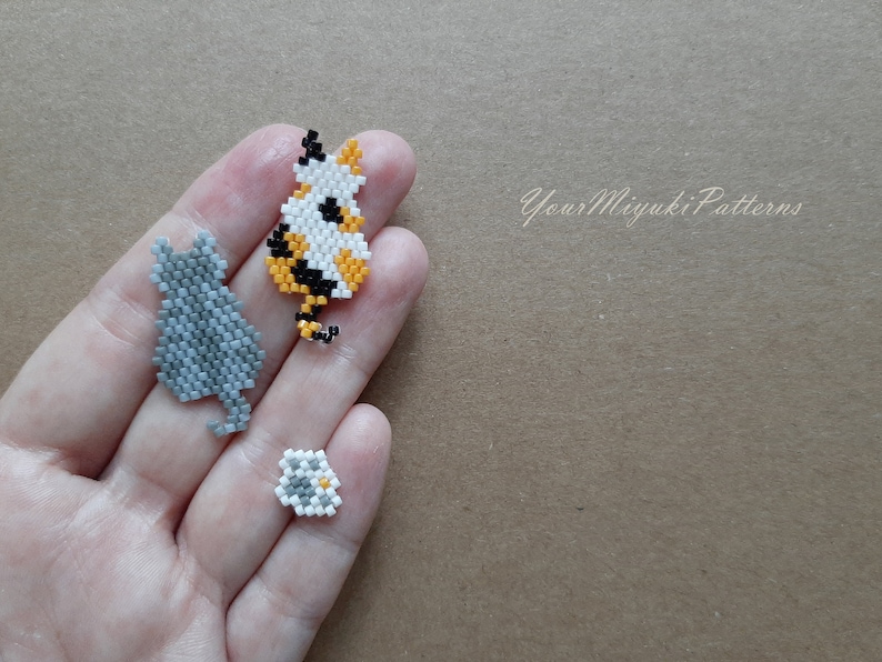 Cute Cats Beading Pattern Animals Beading Brick Stitch - Etsy