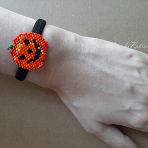 Beading Halloween Seed Bead Patterns Pumpkin Brick Stitch Pattern ...