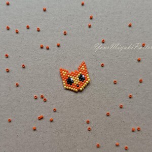 Seed Bead Fox and Hedgehog Brick Stitch Beading Pattern Set PDF Beaded ...