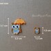 Owls Brick Stitch Beading Patterns, Autumn Bead Pattern, Beading ...