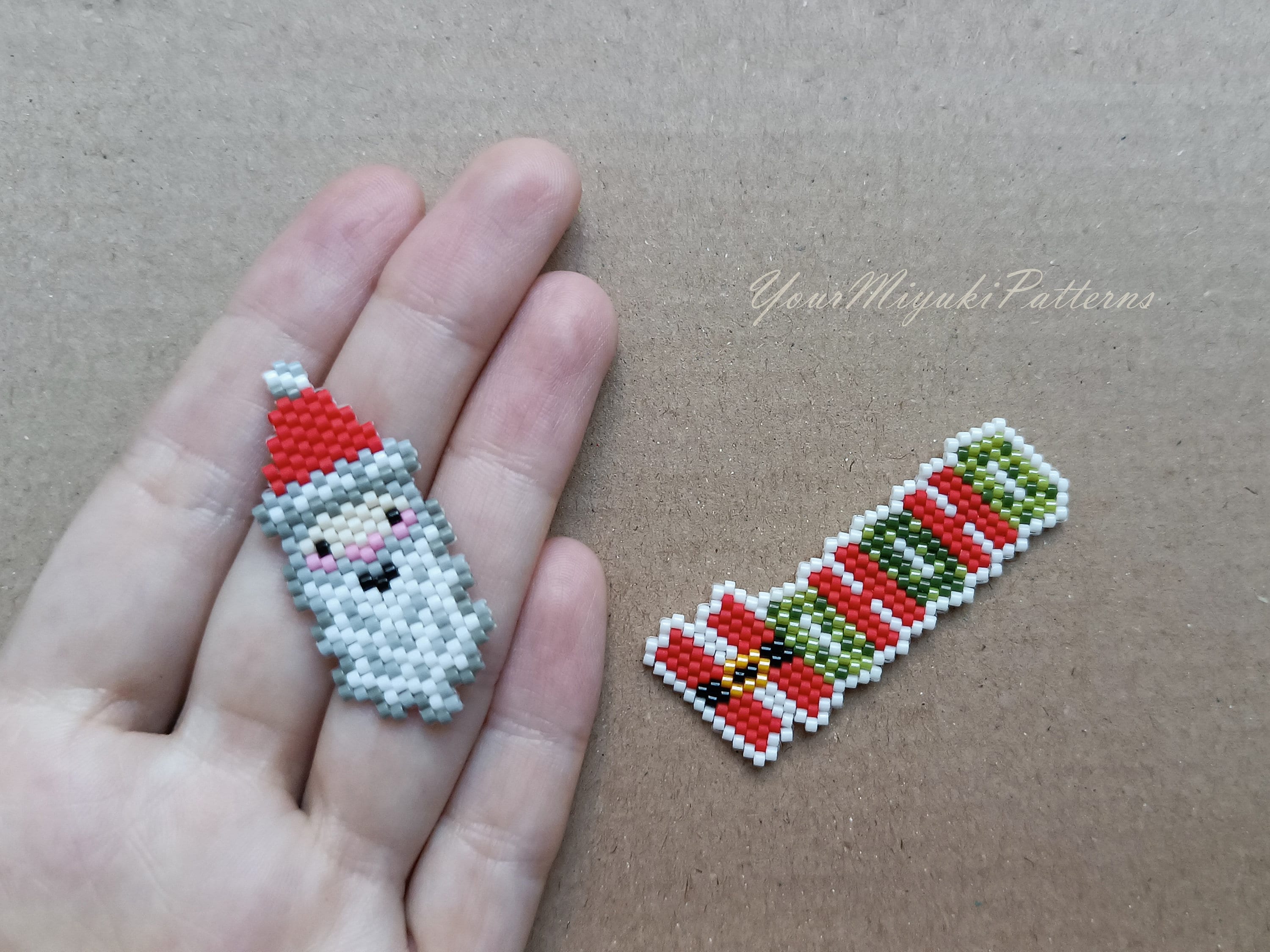 Santa Claus, Brick Stitch Pattern, Beading Patterns, Christmas Bead ...