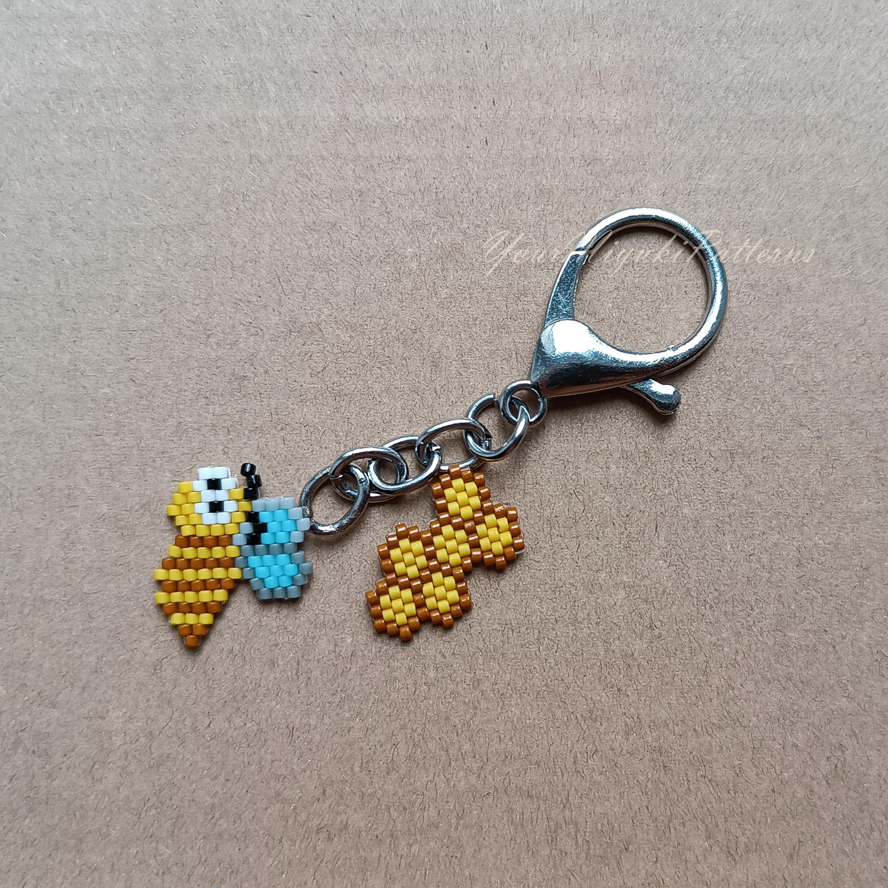 Beaded Bee Beading Brick Stitch Pattern PDF Tutorial Beading Seed Bead ...