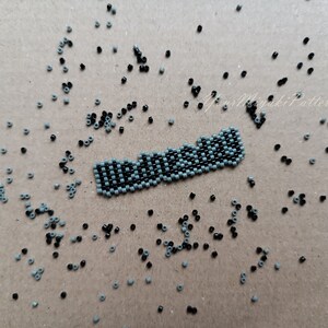 Wednesday Pattern Brick Stitch Pattern Beading Tutorial Miyuki Pattern ...