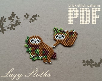 Dragon Brick Stitch Beading Pattern PDF, Animals Bead Patterns, Seed ...