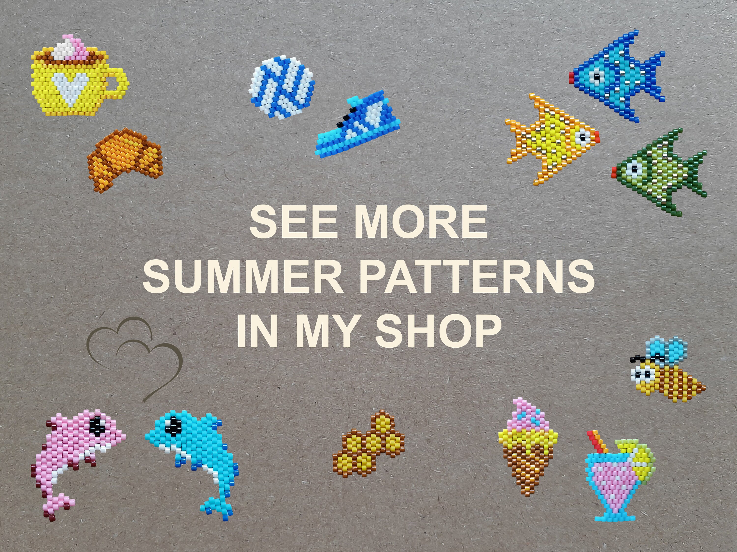 Bee Beading Brick Stitch Pattern PDF Tutorial Beading Seed - Etsy