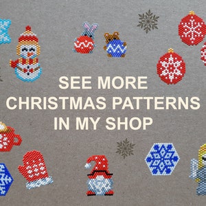 Seed Bead Santa Claus Pattern for Brick Stitch Beading in PDF, Beaded ...