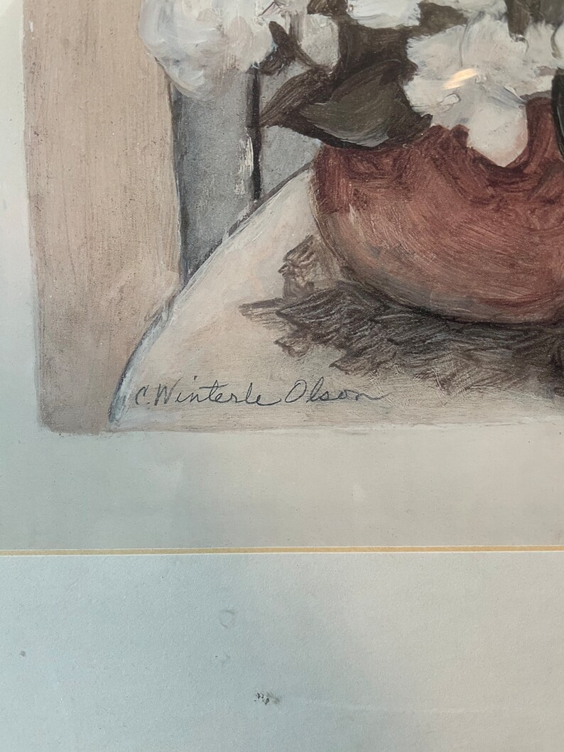 C. Winterle Olson Sea View Watercolor Painting - Etsy