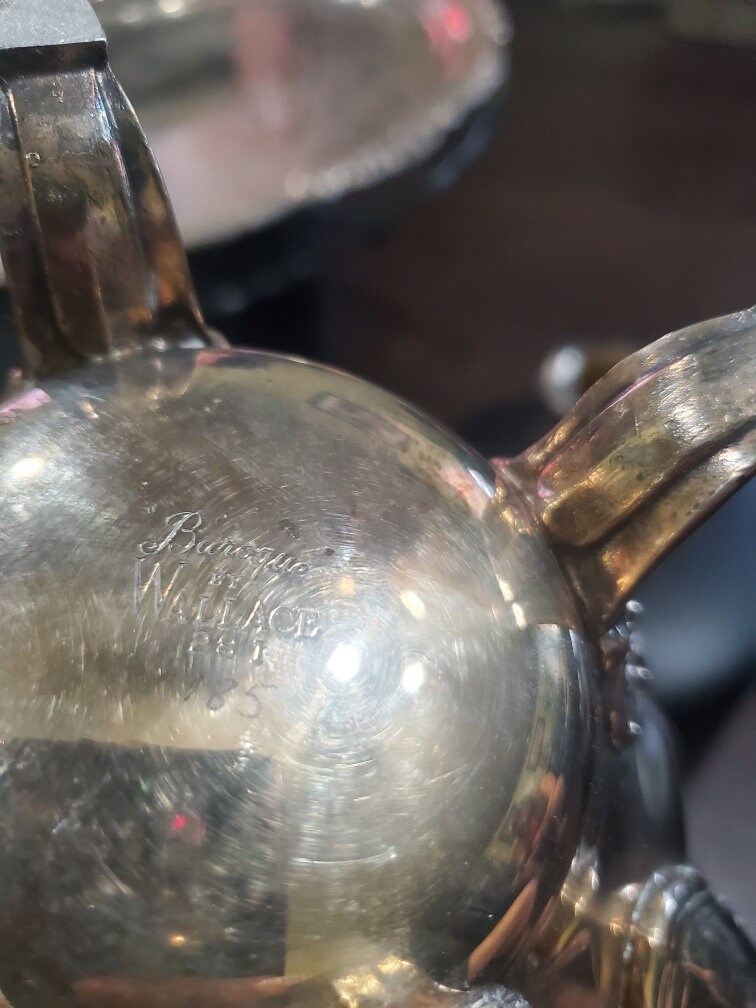 Baroque by Wallace Tea Set - Etsy