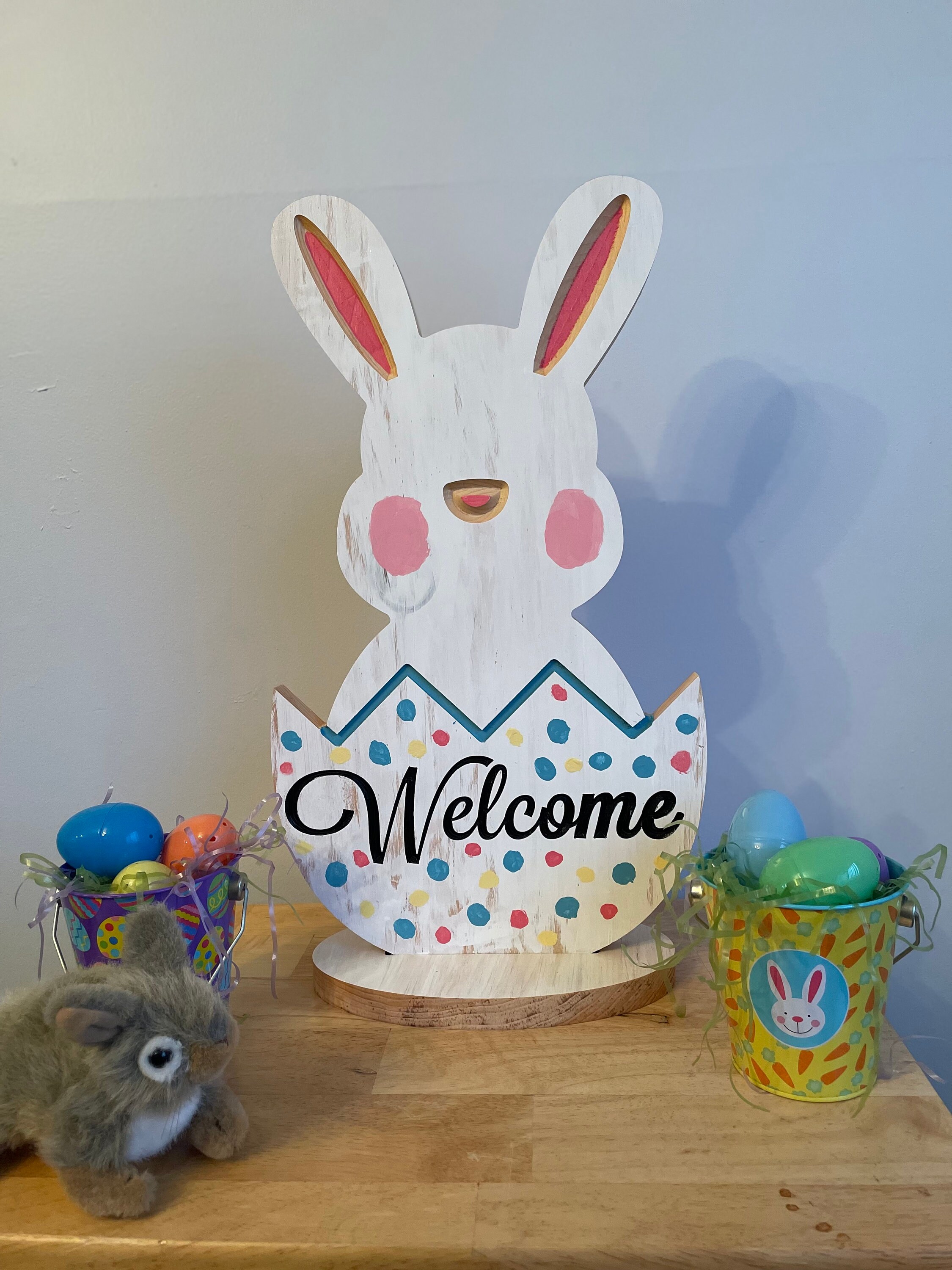 Easter Bunny Table Top Decor - Etsy