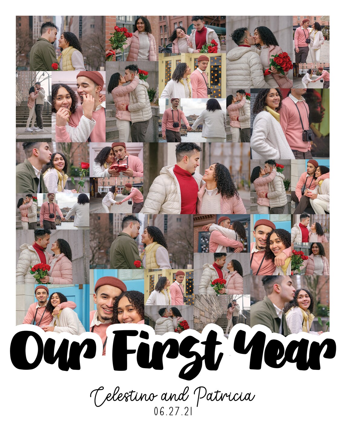 One Year Together First Anniversary Gift, 1 Year Anniversary Gift for ...