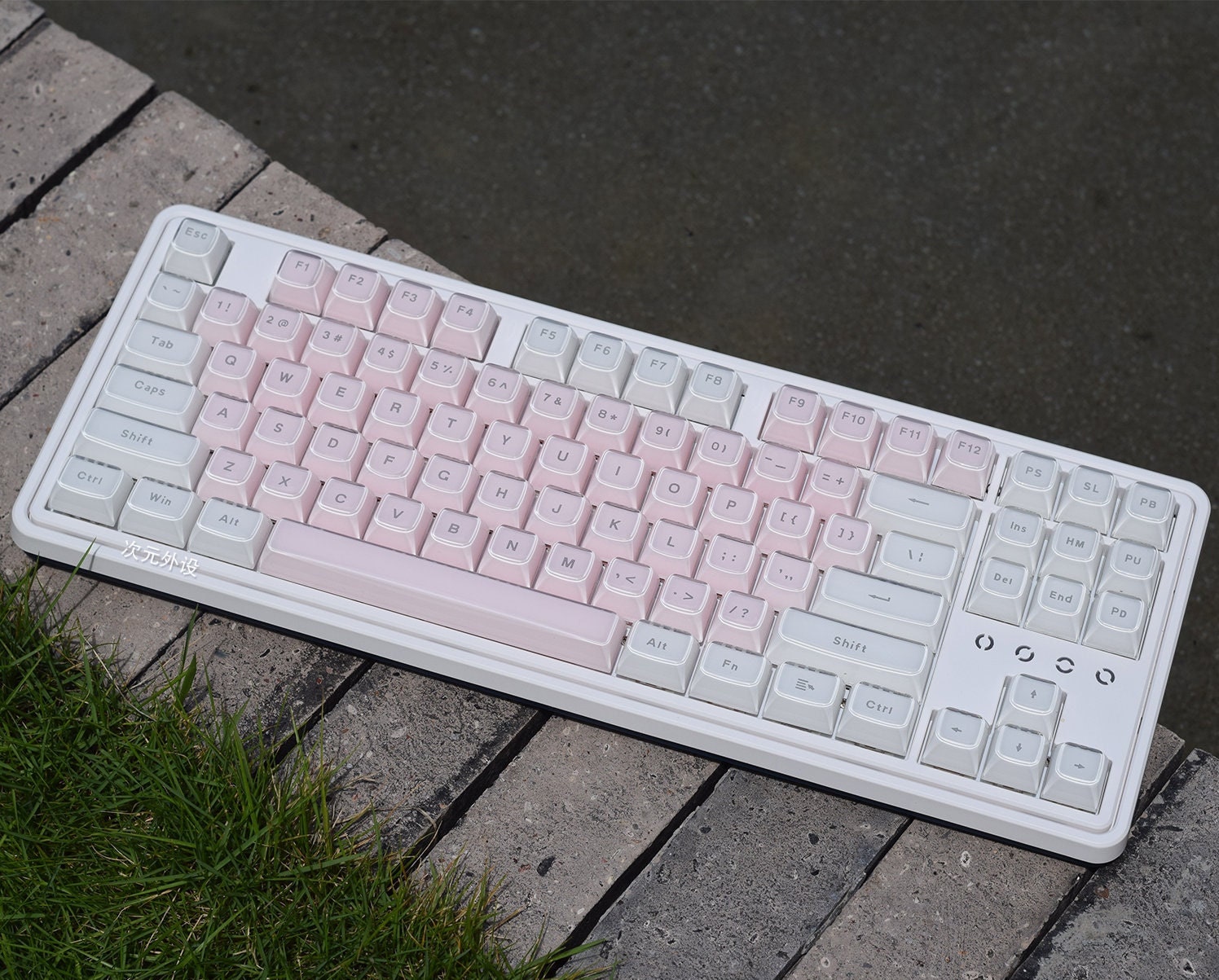 Pink & White Jelly Keycap Set 116 Keyboard Caps OEM Profile - Etsy