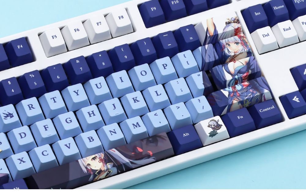 Genshin Impact Kamizato Ayaka Keycap Set 134 PBT Dye - Etsy Australia