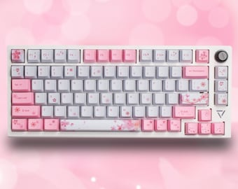 Cherry Blossom Keyboard - Etsy