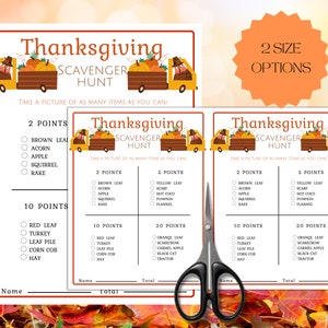 Thanksgiving Scavenger Hunt, Thanksgiving Ideas, Thanksgiving Dinner ...