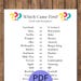Which Came First Trivia Game, Printable Trivia Game Quiz, Office Game ...