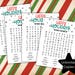 Word Search Holiday Activity for School or Work, Printable Christmas ...