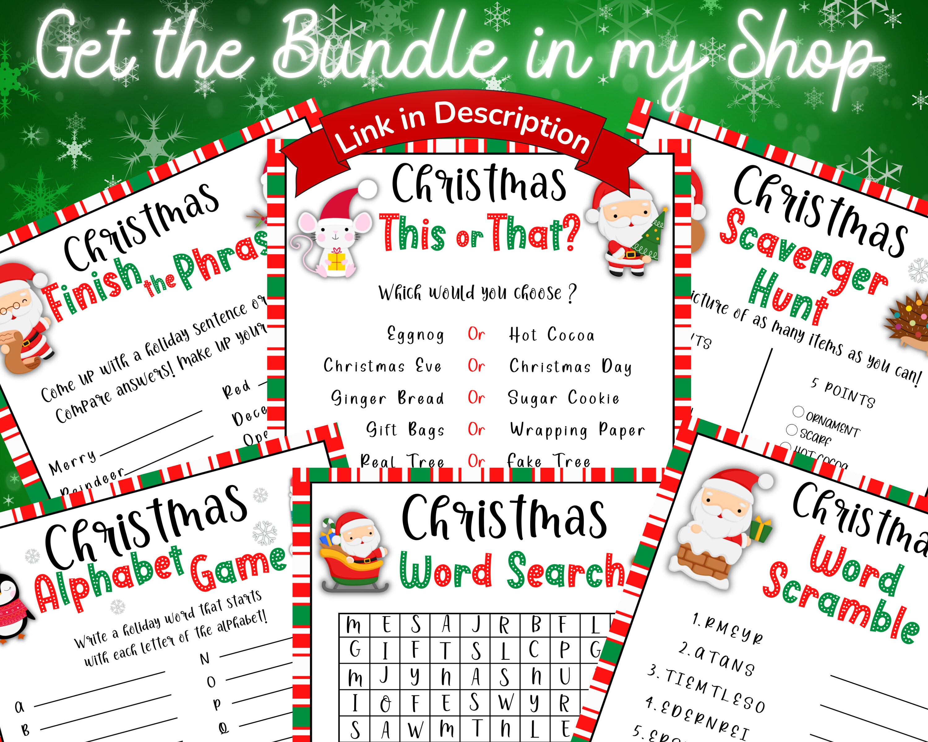 Secret Santa Survey Questionnaire for Kids Adults and Coworkers ...