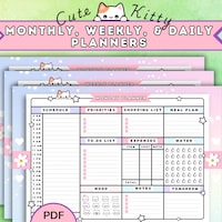 Anime One Piece Daily Planner Printable – Cute Digital to Do List ...