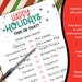 This or That Holiday Activity for School or Work, Printable Christmas ...