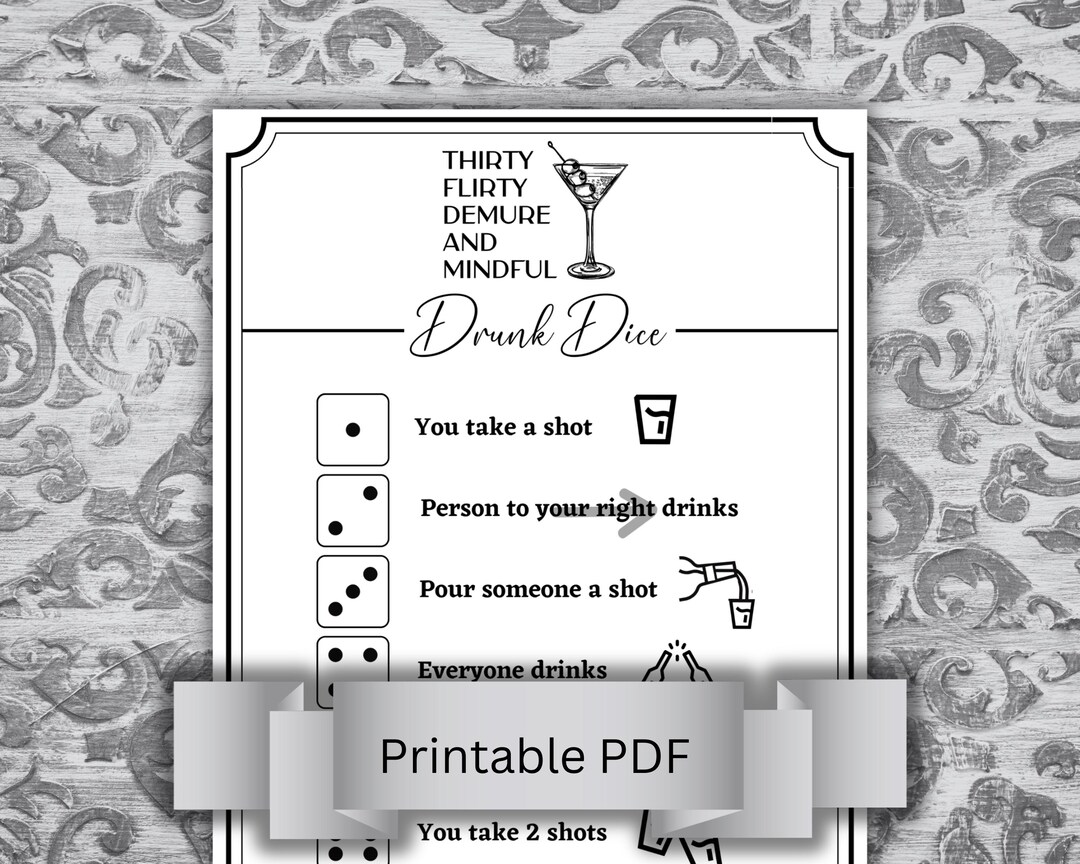 Very Demure Very Mindful Dirty 30 Birthday Party Game, Dirty Thirty ...