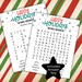 Word Search Holiday Activity for School or Work, Printable Christmas ...