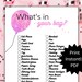 What's in Your Purse Game, Ladies Night Game, Game for Girls Sleepover ...