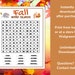 Fall Word Search-autumn Word Search-fall Family Activity-autumn Family ...