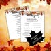Thanksgiving Dinner Party Game for Kids and Adults, Printable ...